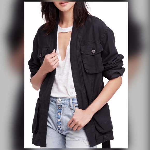 Free People | Jackets & Coats | Cargo Utility Jacket In Our Nature Free ...